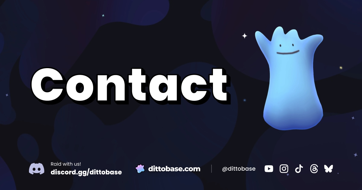 Contact Us | Dittobase