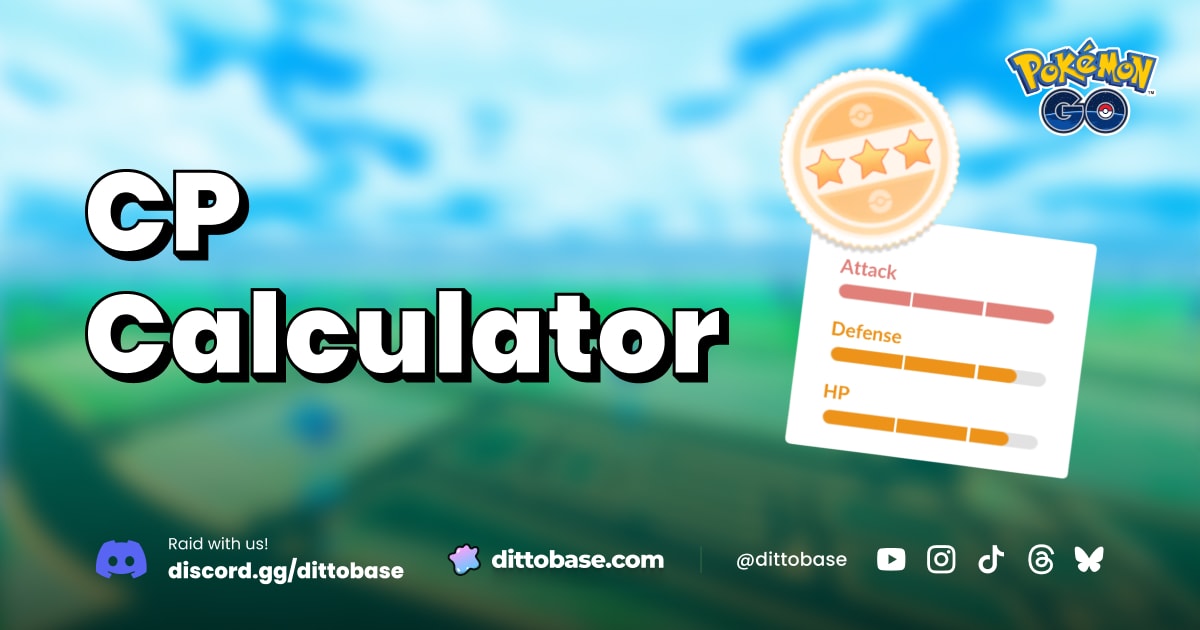 Pokémon GO Combat Power Calculator | Dittobase